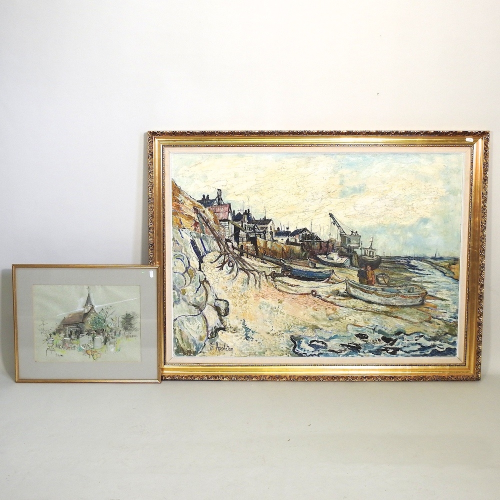 Sheila Appleton | fishing boats | MutualArt