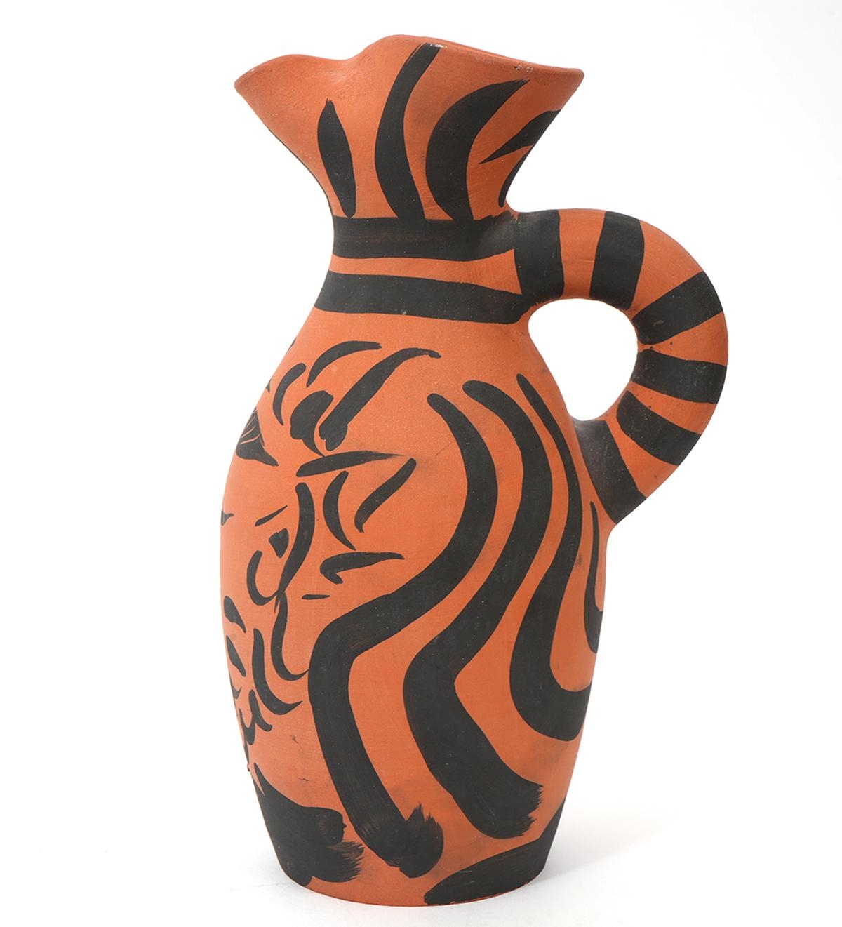 Pablo Picasso | Pablo Picasso 'Yan Barbu' Terracotta Pitcher | MutualArt