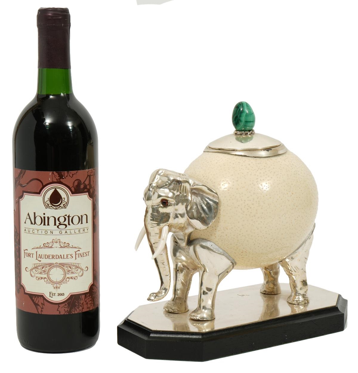 Anthony Redmile | Anthony Redmile Ostrich Egg Elephant Vessel | MutualArt