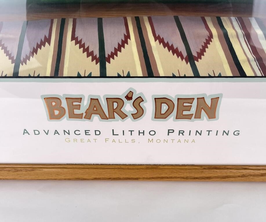 Monte Dolack | Monte Dolack Bears Den Print Missoula Montana | MutualArt