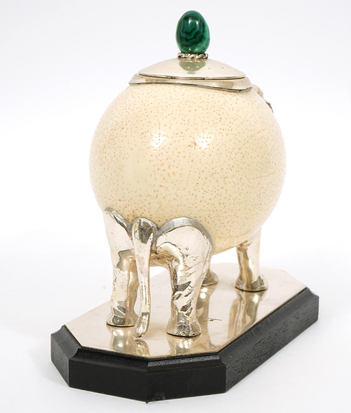 Anthony Redmile | Anthony Redmile Ostrich Egg Elephant Vessel | MutualArt