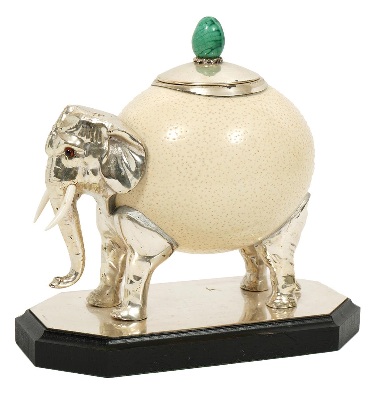 Anthony Redmile | Anthony Redmile Ostrich Egg Elephant Vessel | MutualArt