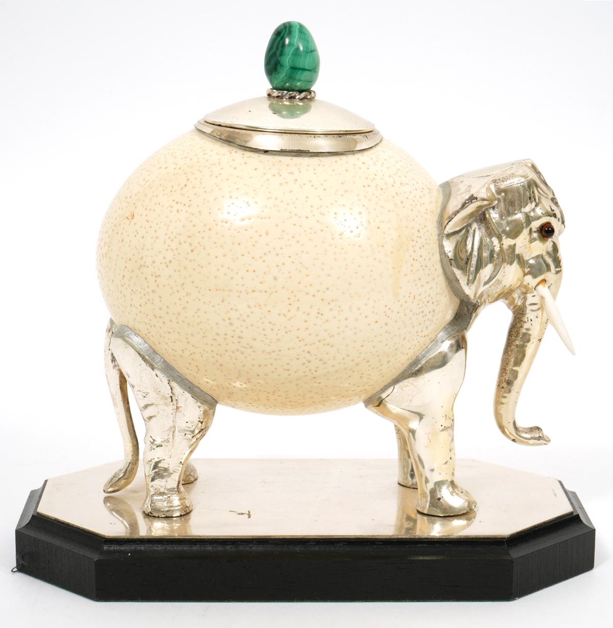 Anthony Redmile | Anthony Redmile Ostrich Egg Elephant Vessel | MutualArt