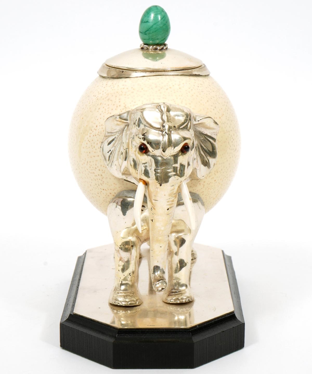 Anthony Redmile | Anthony Redmile Ostrich Egg Elephant Vessel | MutualArt
