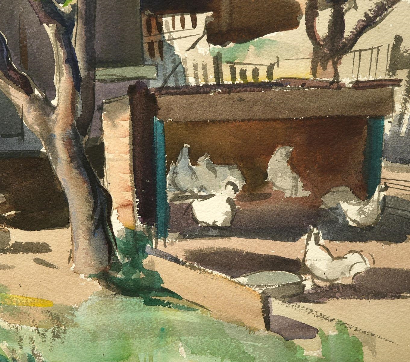 Barse Miller | Barse Miller Watercolor Painting Christies Prov. | MutualArt