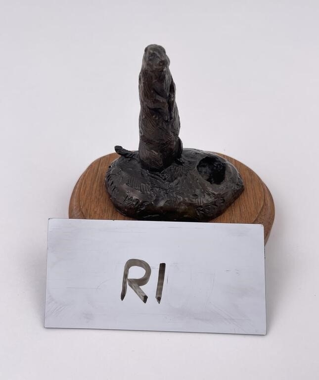 Bob Scriver | Bob Scriver Rex's Gopher Bronze Montana (19th Century ...