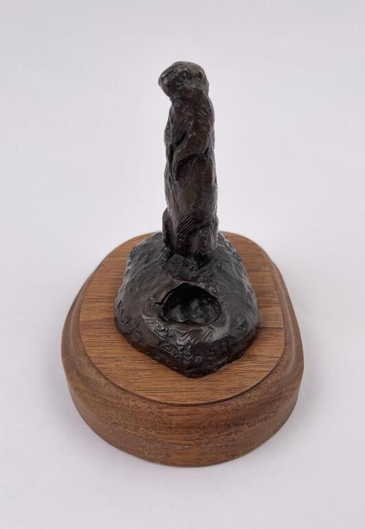Bob Scriver | Bob Scriver Rex's Gopher Bronze Montana (19th Century ...