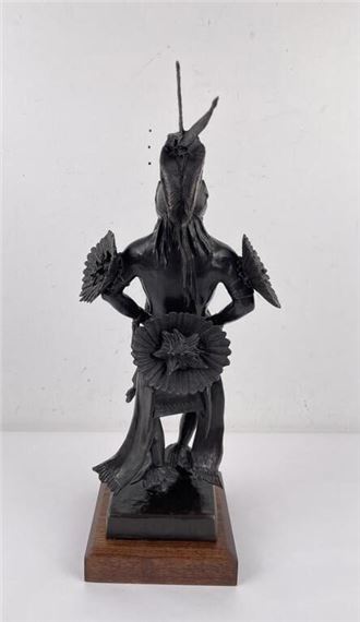 Jack D. Woods | Jack Woods Prairie Chicken Dance Indian Bronze (1951 ...