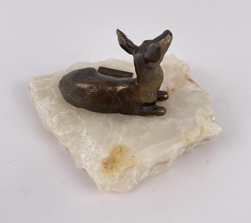 Siegfried Rudolph Puchta | Siegfried Siggy Puchta Deer Bronze | MutualArt