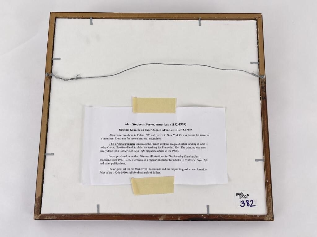 Alan Stephens Foster | Alan Stephens Foster Gouache Indian Painting ...