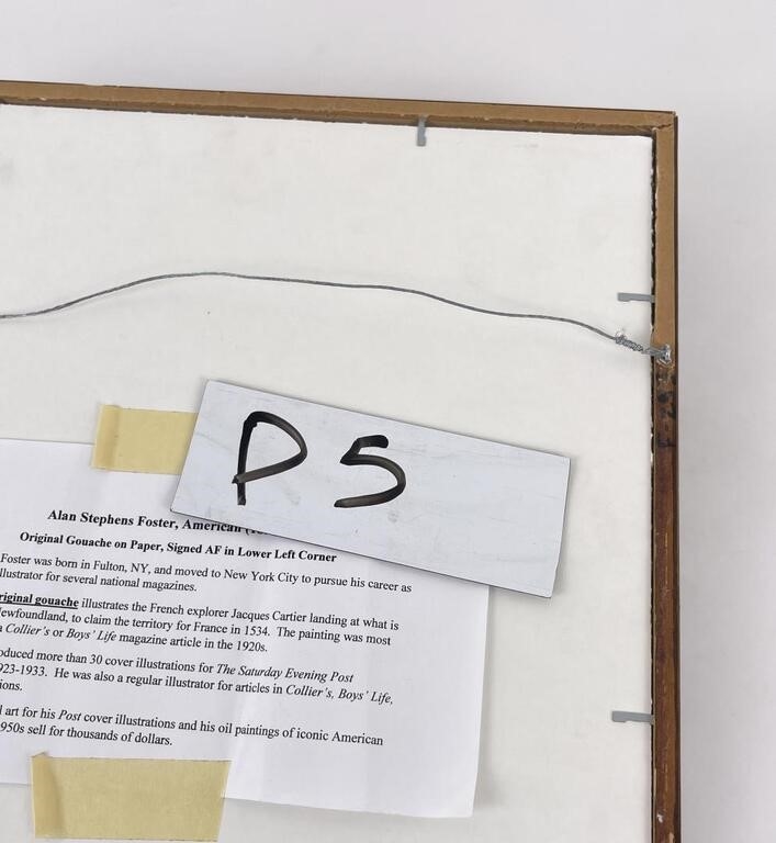 Alan Stephens Foster | Alan Stephens Foster Gouache Indian Painting ...