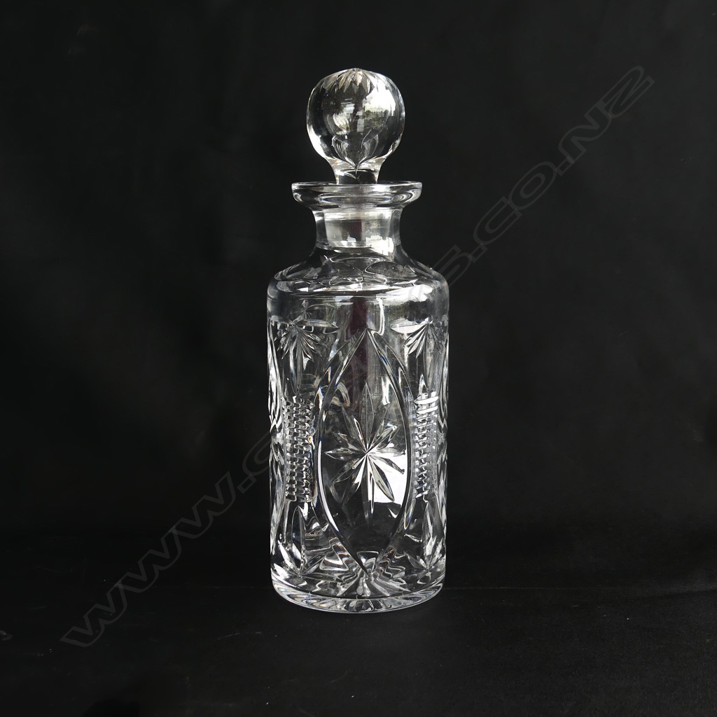 Webb Corbett | WEBB CORBETT CUT CRYSTAL SPIRIT DECANTER H. 250MM ...