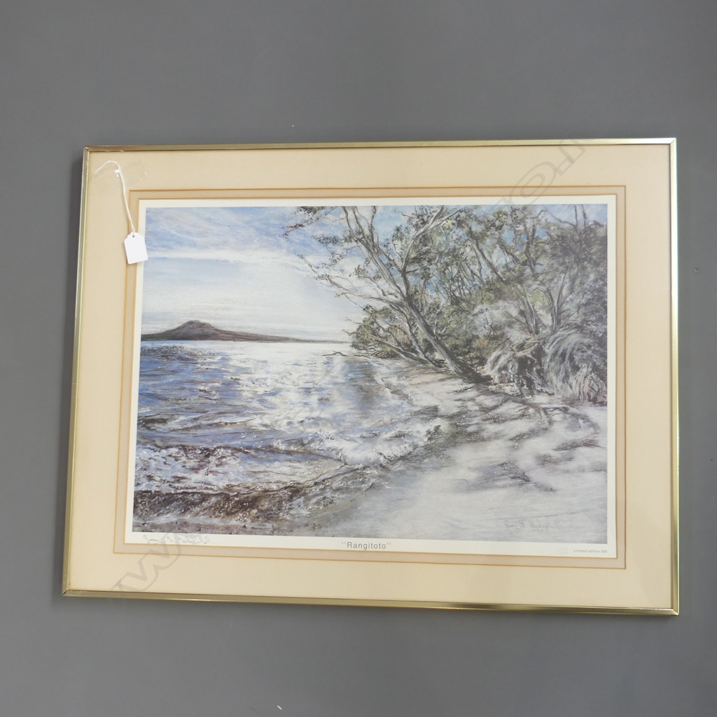 Gary S. Schofield | GARY SCHOFIELD 'RANGITOTO' PRINT 144/500 400x550mm ...