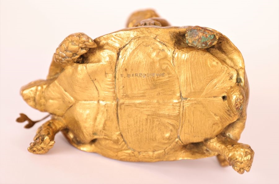 Louis-Ernest Barrias | CHILDREN RIDING A TURTLE | MutualArt