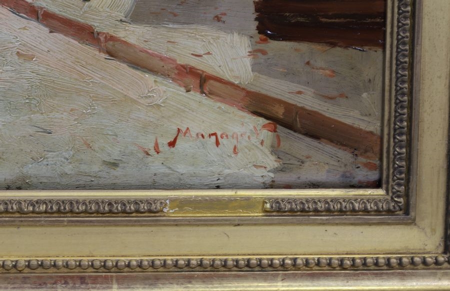 Vincent Manago | SCENE OF ANIMAL STREET IN ALGERIA | MutualArt