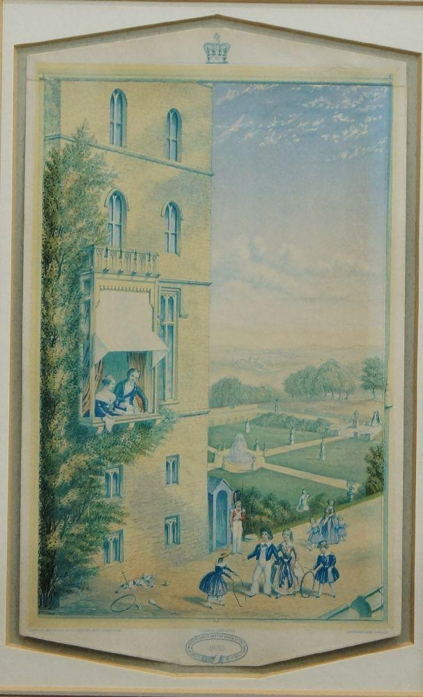 George Baxter | Scene at Windsor Castle and the Whole of the Royal ...