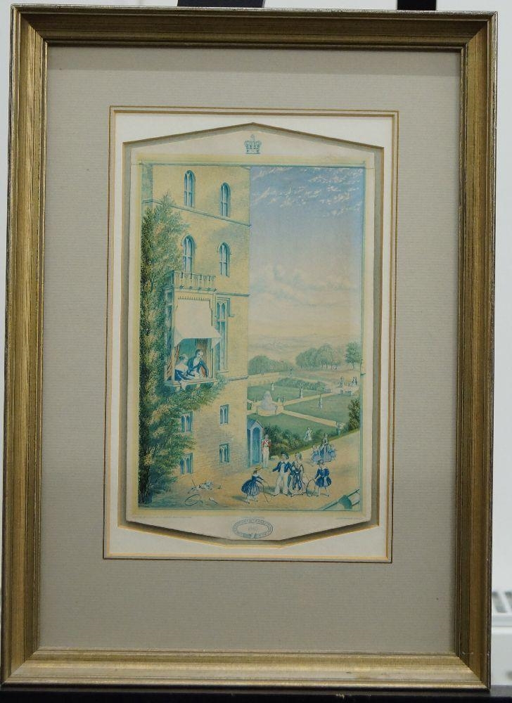 George Baxter | Scene at Windsor Castle and the Whole of the Royal ...