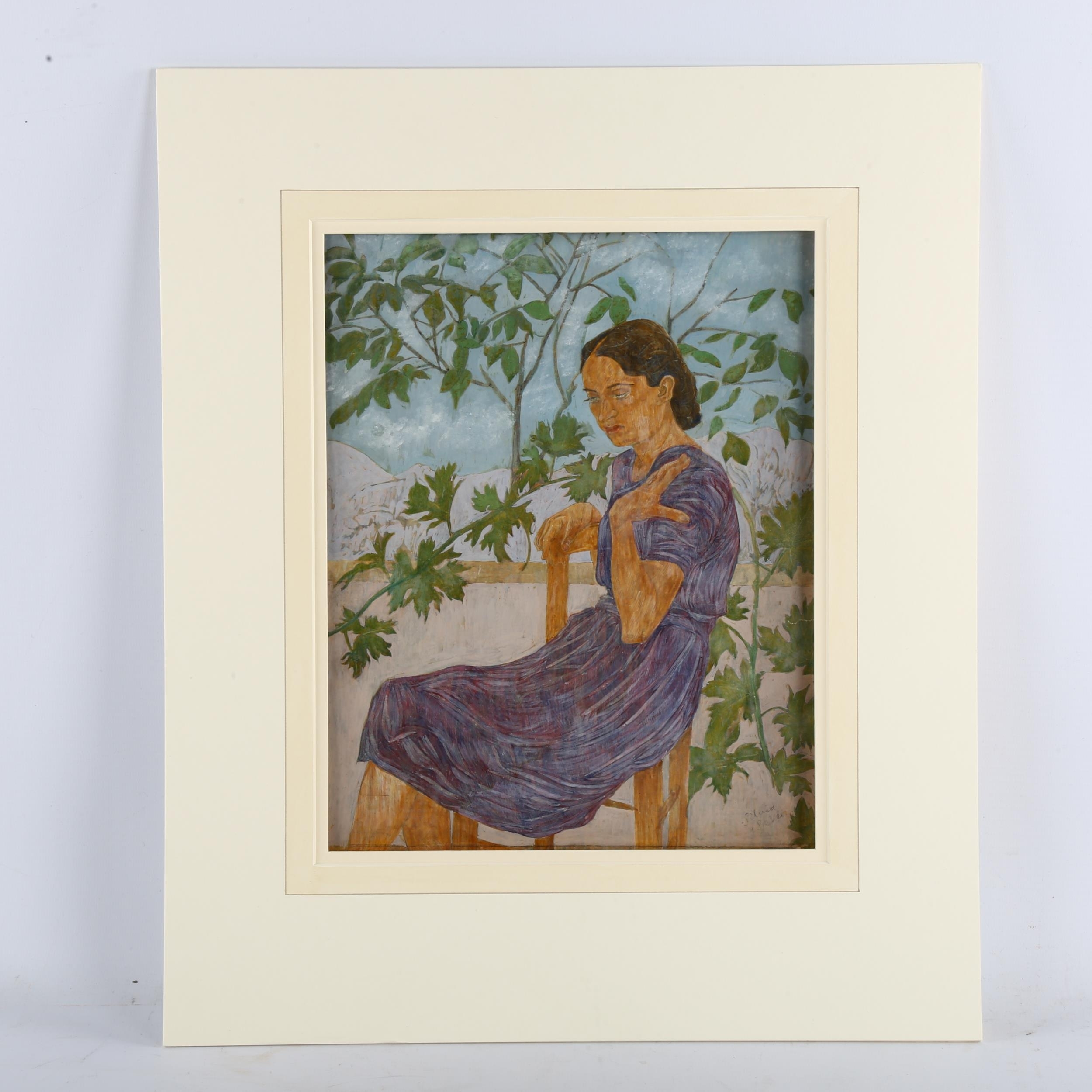 Silvia Baker | portrait of Greek woman | MutualArt