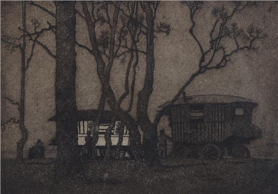 Eric Hesketh Hubbard | New Forest gypsies | MutualArt