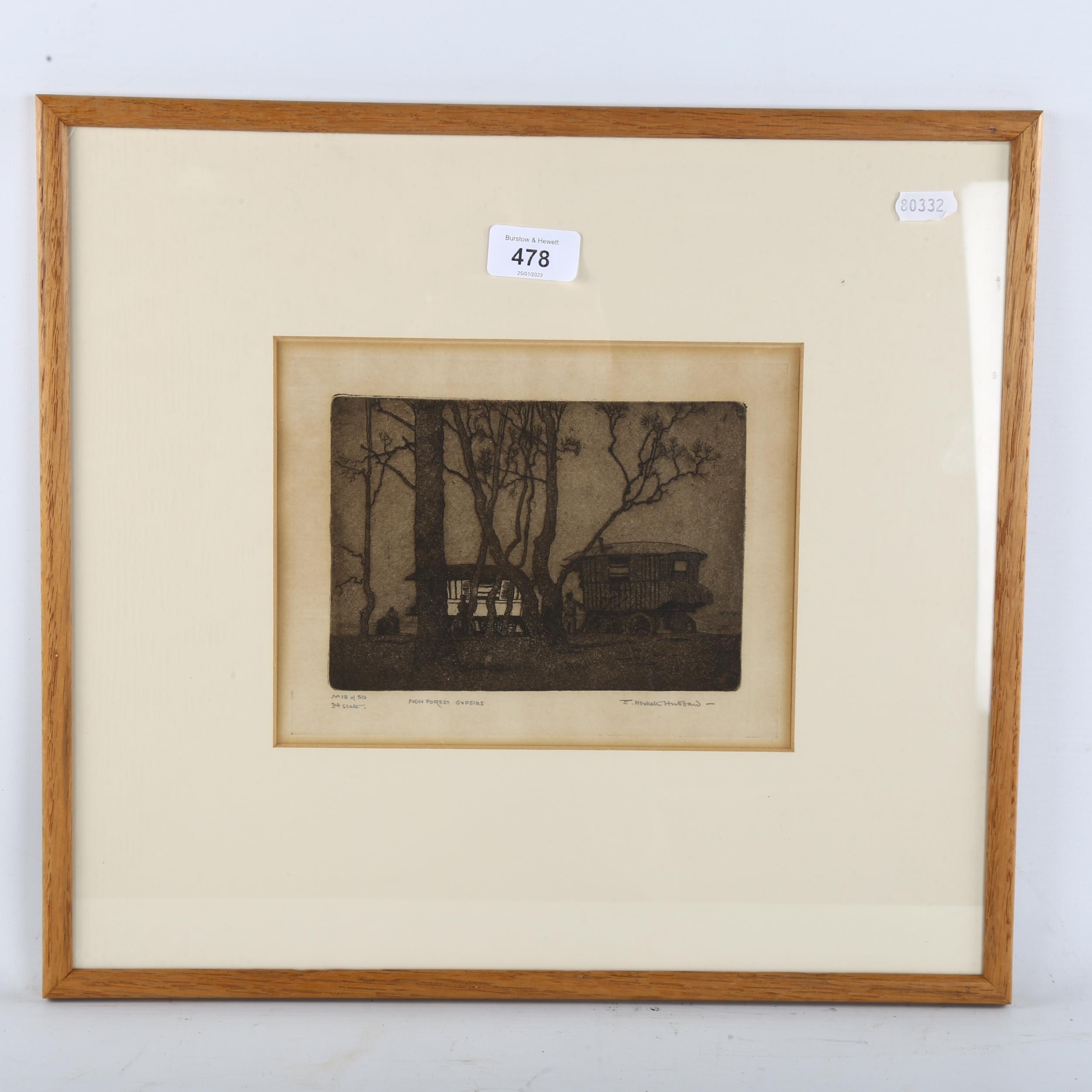 Eric Hesketh Hubbard | New Forest gypsies | MutualArt