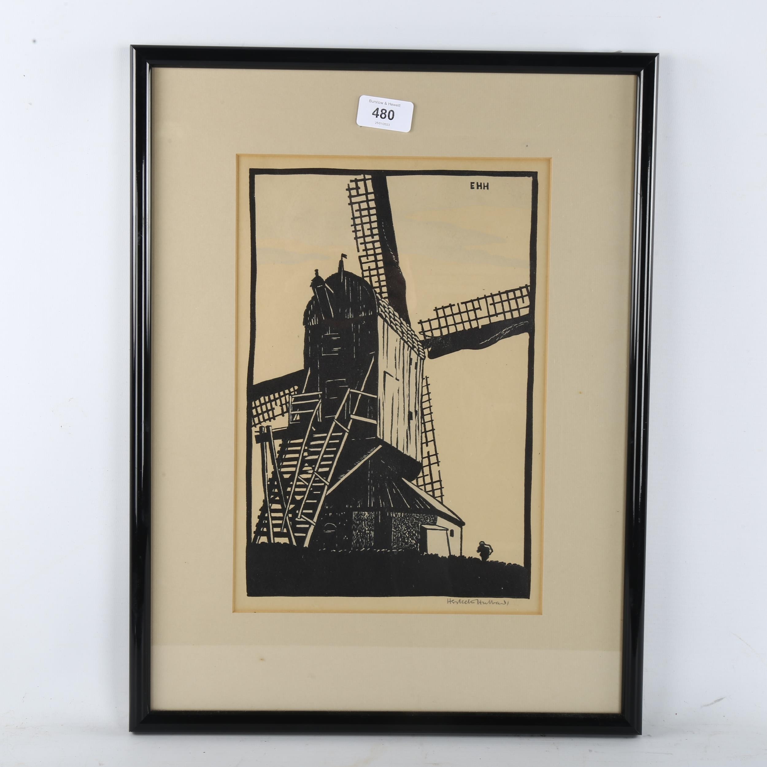 Eric Hesketh Hubbard | old windmill | MutualArt