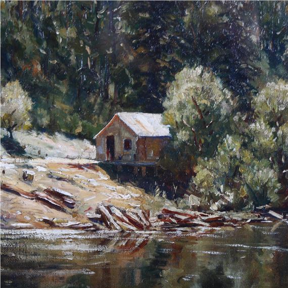 Howard Barron | reflections - Macdonald River Australia | MutualArt
