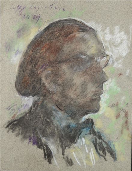 Lotte Laserstein | portrait of Adrian Stroude (1987) | MutualArt