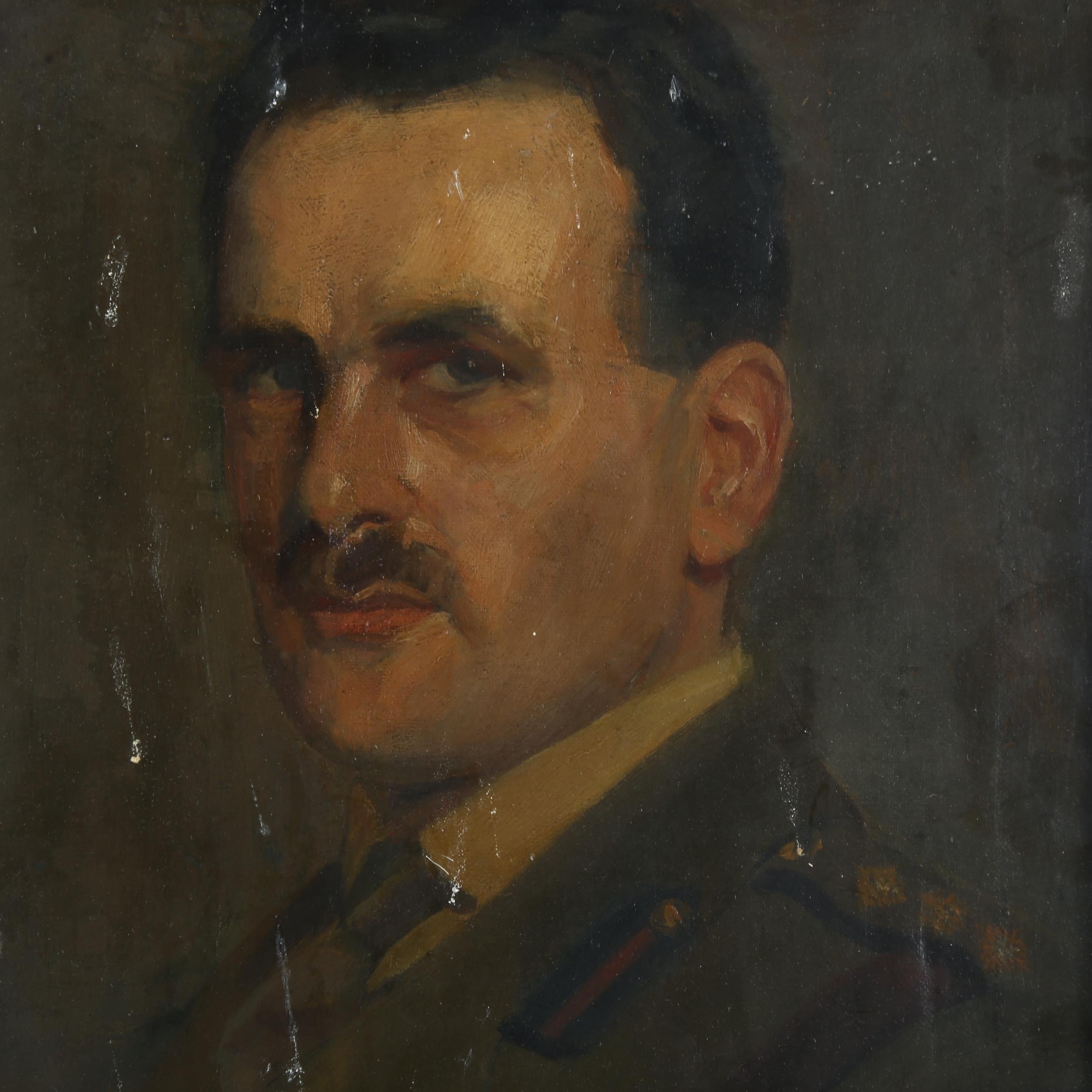 Emanuel Henry Horwitz | portrait of a First World War Officer | MutualArt