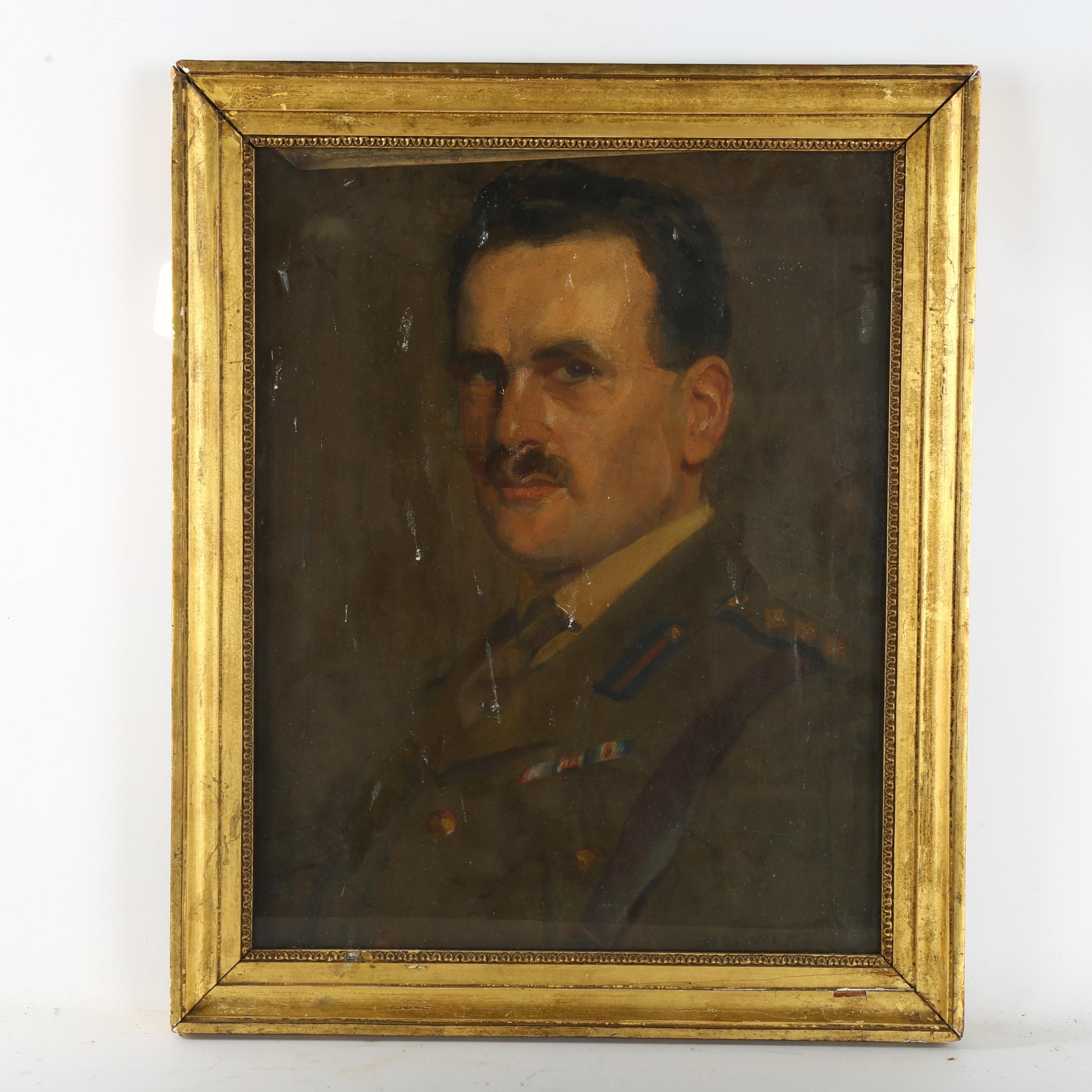 Emanuel Henry Horwitz | portrait of a First World War Officer | MutualArt