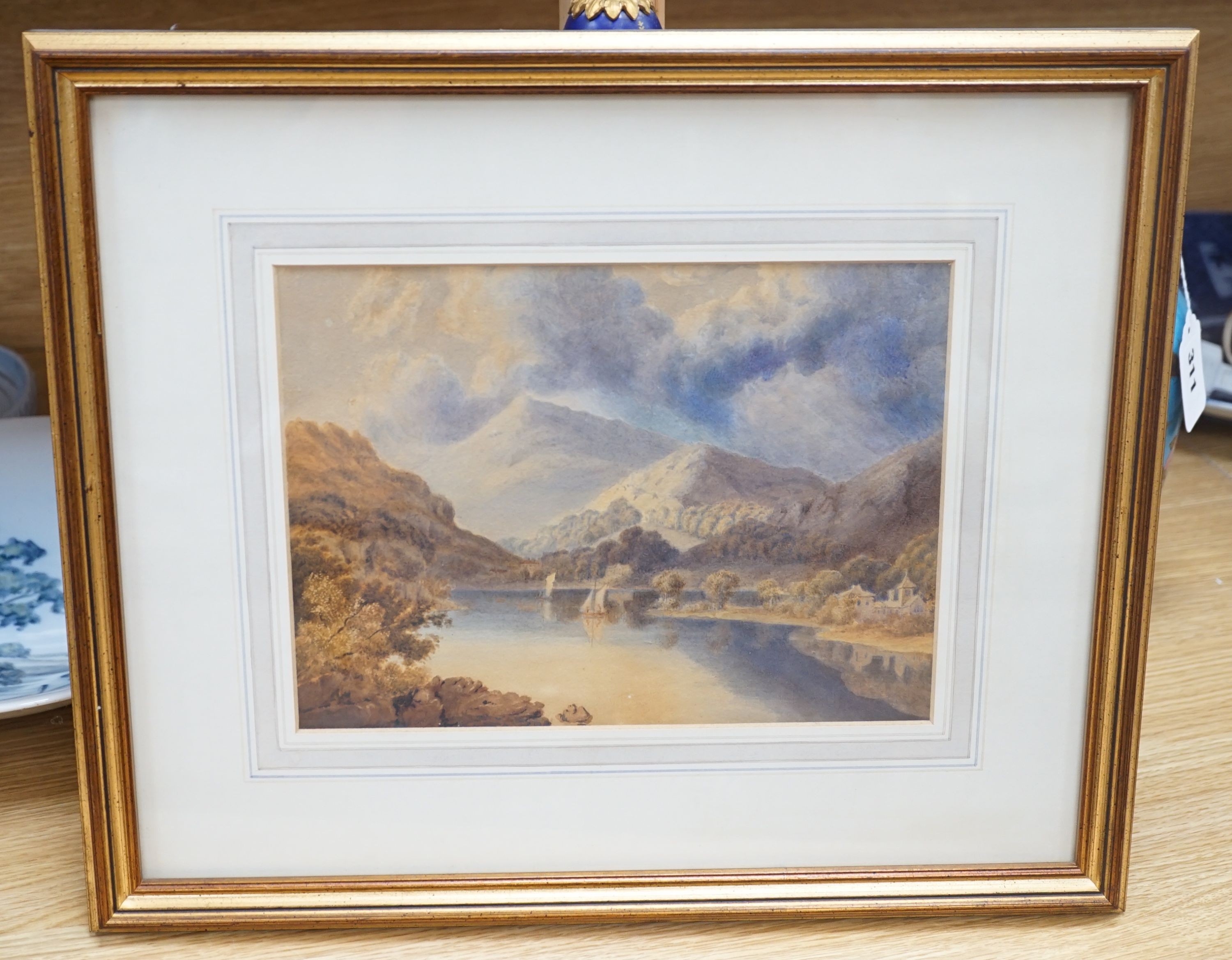 George Fennel Robson | Lakeland view with small sailing boats | MutualArt