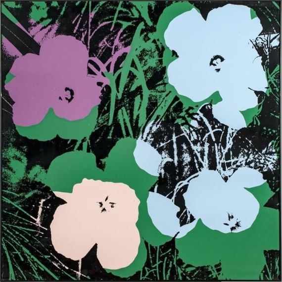 Andy Warhol | 4 fleurs | MutualArt