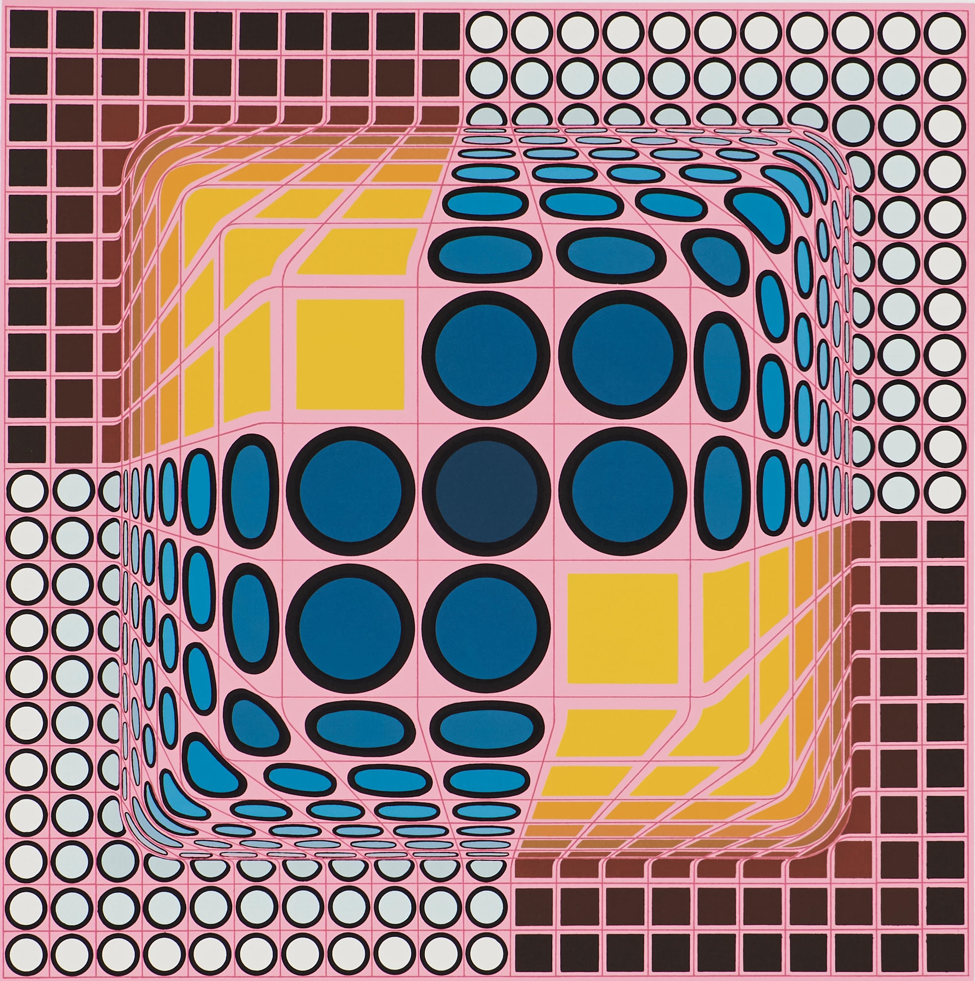 Victor Vasarely | Jenge (Circa 1980) | MutualArt