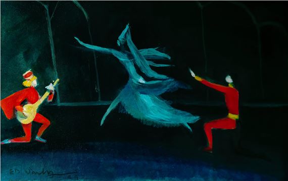 Adham Wanly | Stage Design (1956 - 1957) | MutualArt