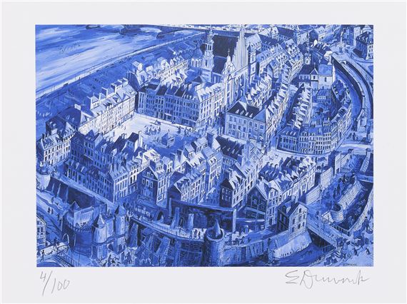 Edward Dwurnik | Warsaw - Old Town | MutualArt