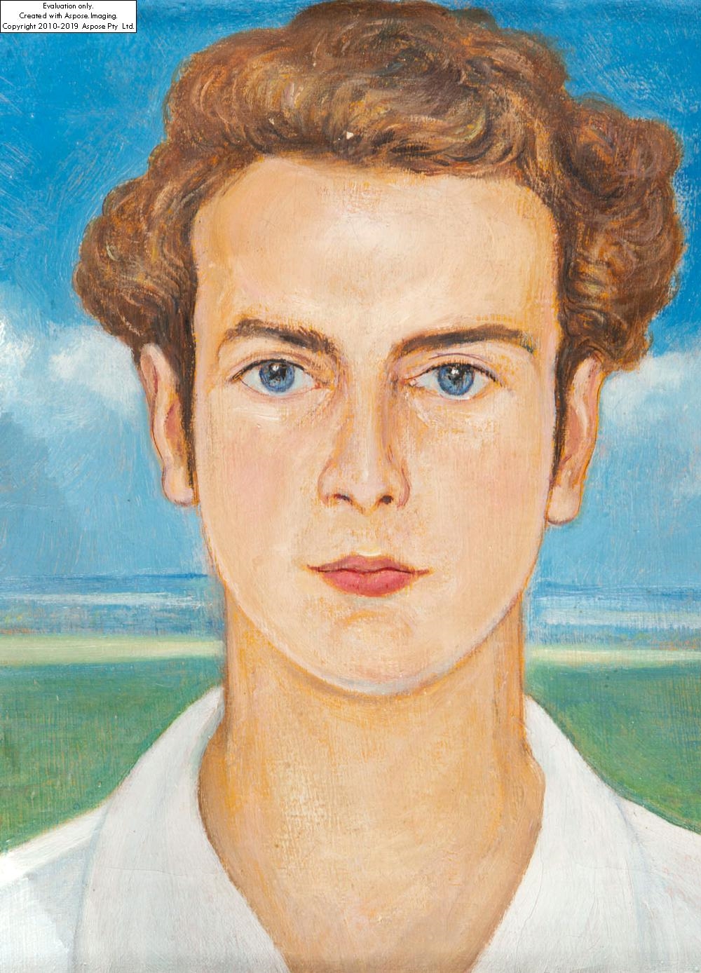 Vlastimil Hoffman | Symbolic Portrait of Writer Konrad Eberhardt (1953 ...