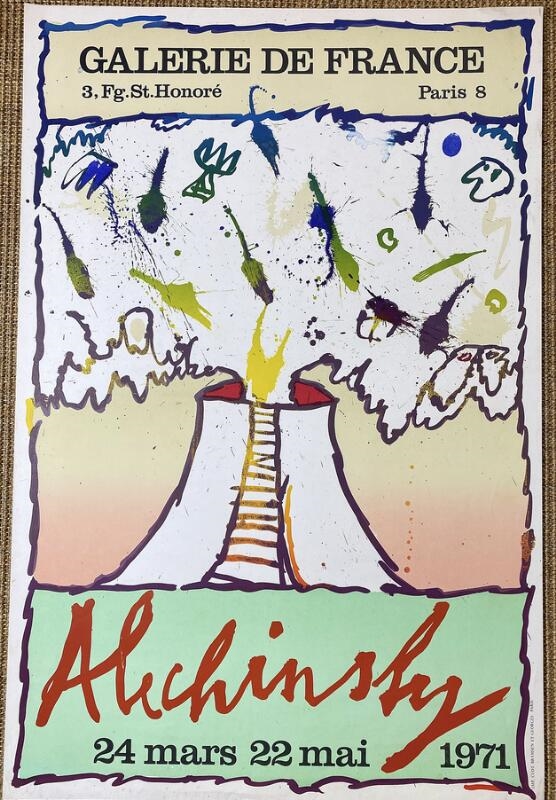 Pierre Alechinsky | Exhibition poster (1971) | MutualArt