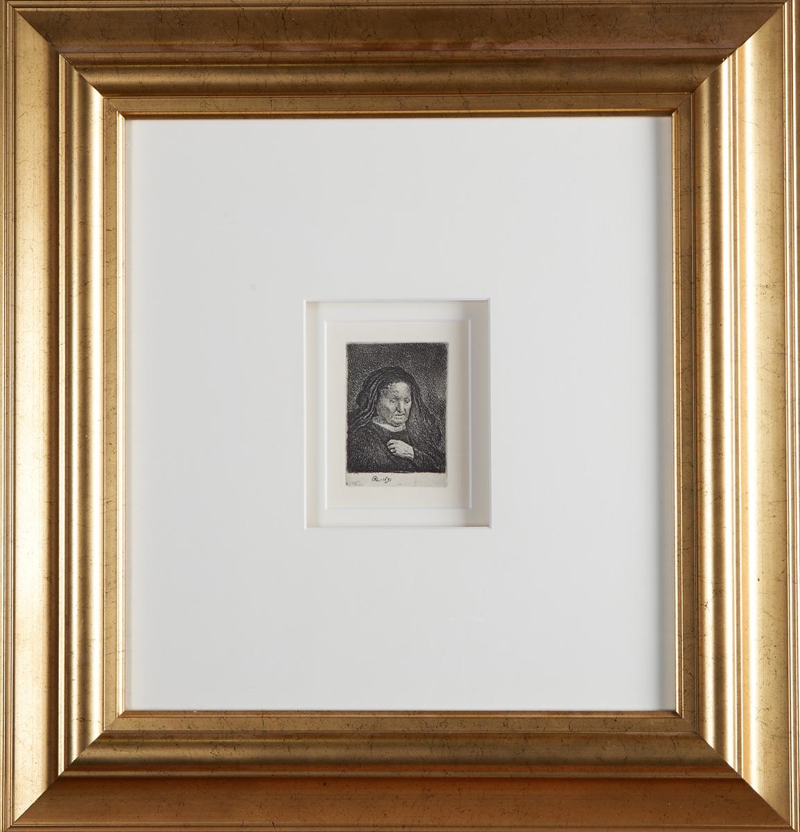 Rembrandt van Rijn | The Artists Mother (1631) | MutualArt