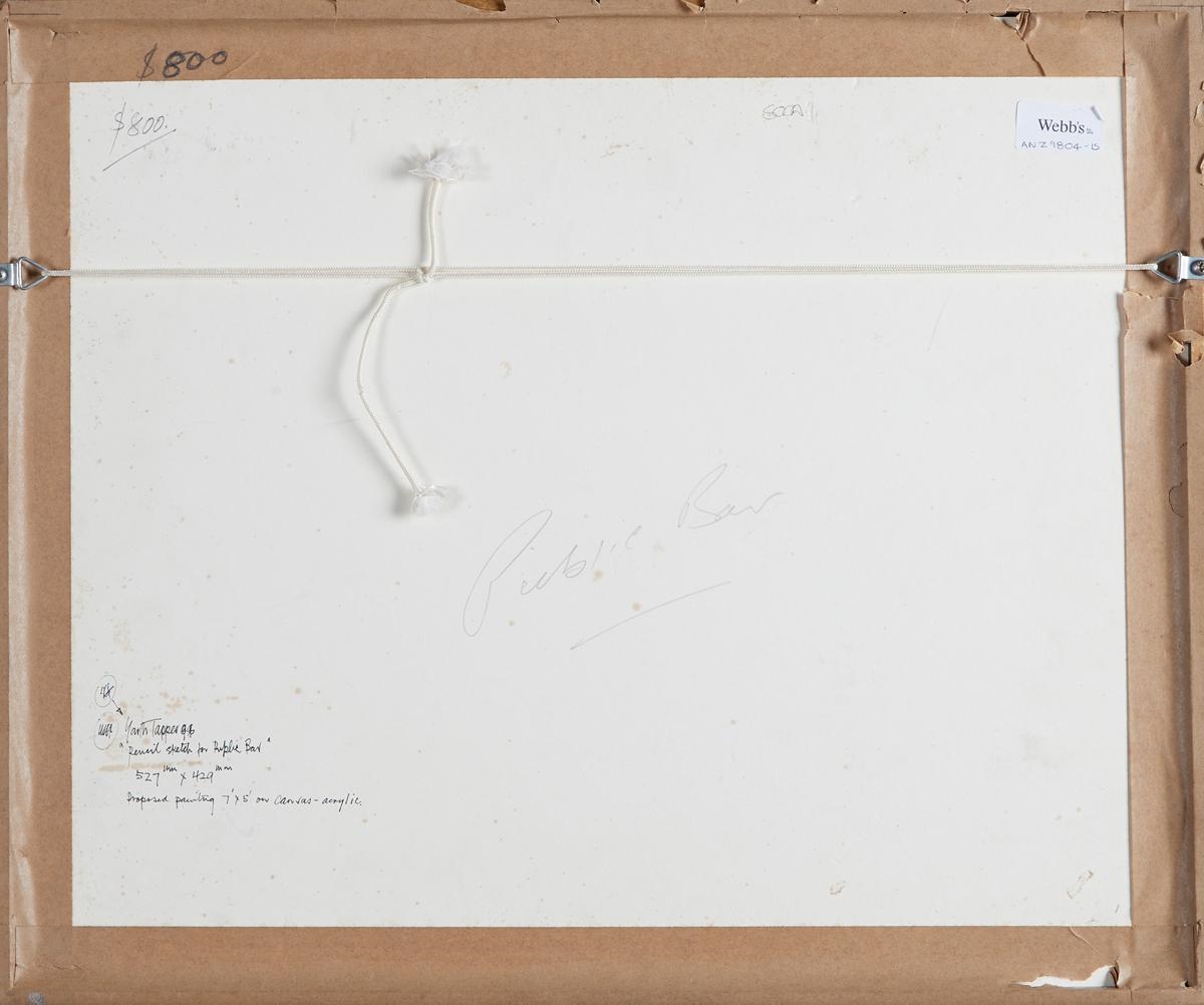 Garth Tapper | Pencil Sketch for Public Bar | MutualArt