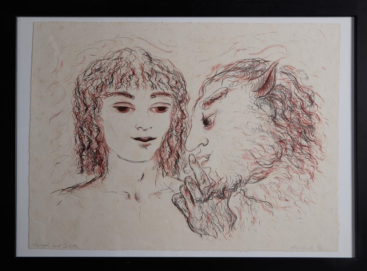 Alexis Hunter | Nymph and Satyre | MutualArt