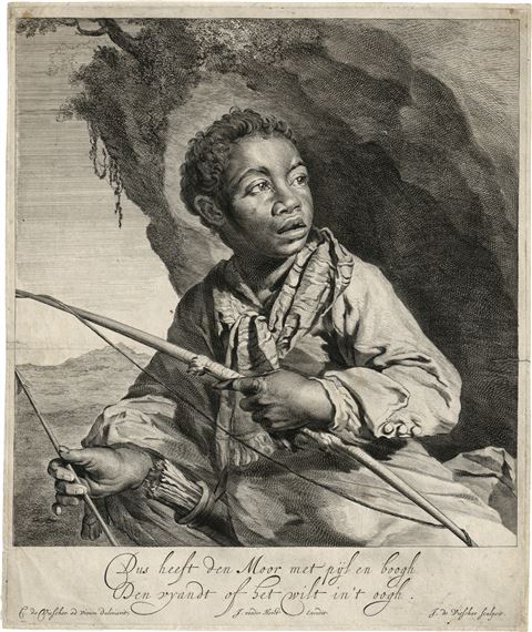 Cornelis Visscher | Der schwarze Bogenschütze | MutualArt