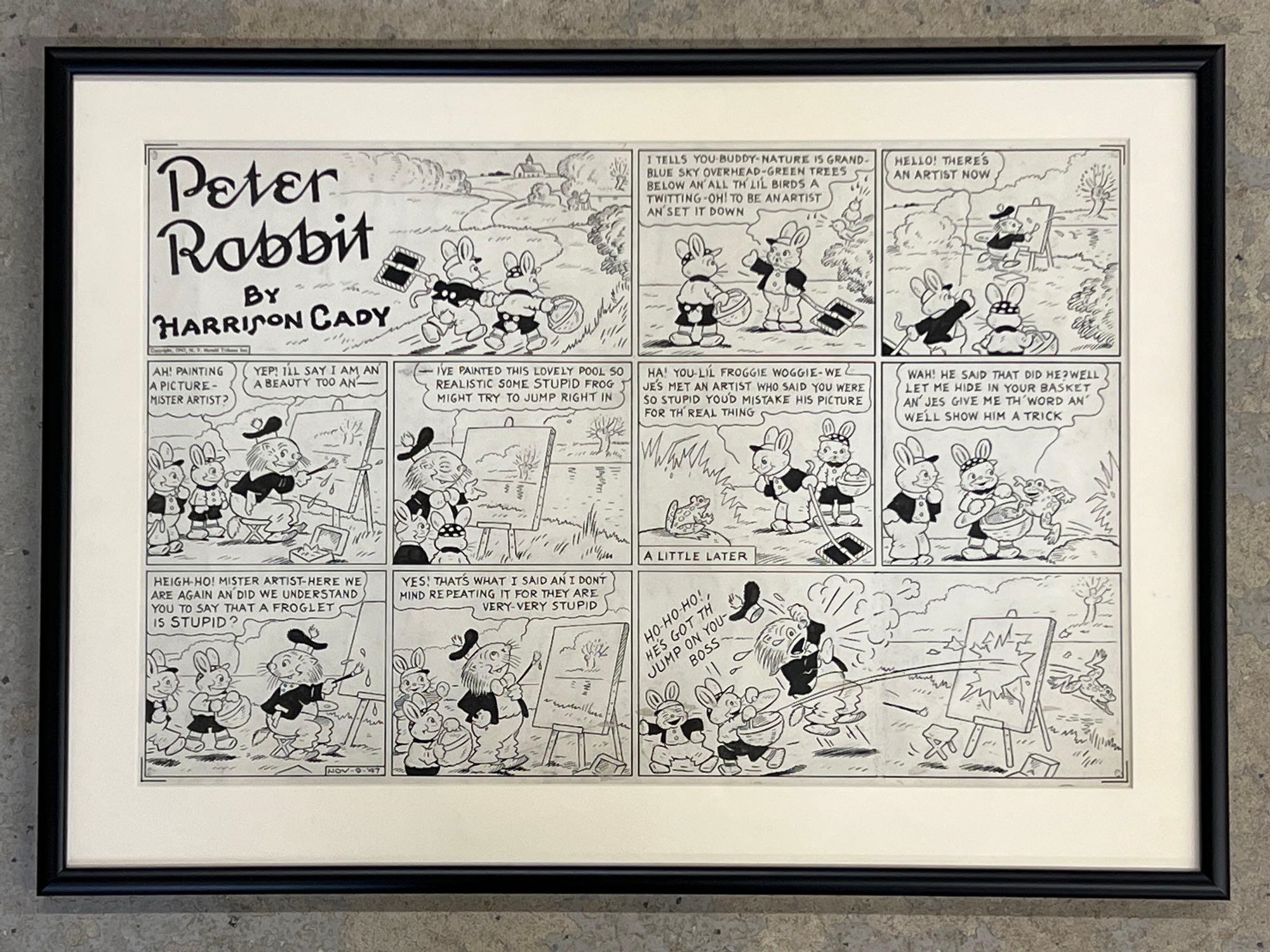 Harrison Cady | Harrison Cady Peter Rabbit Comic Strip | MutualArt