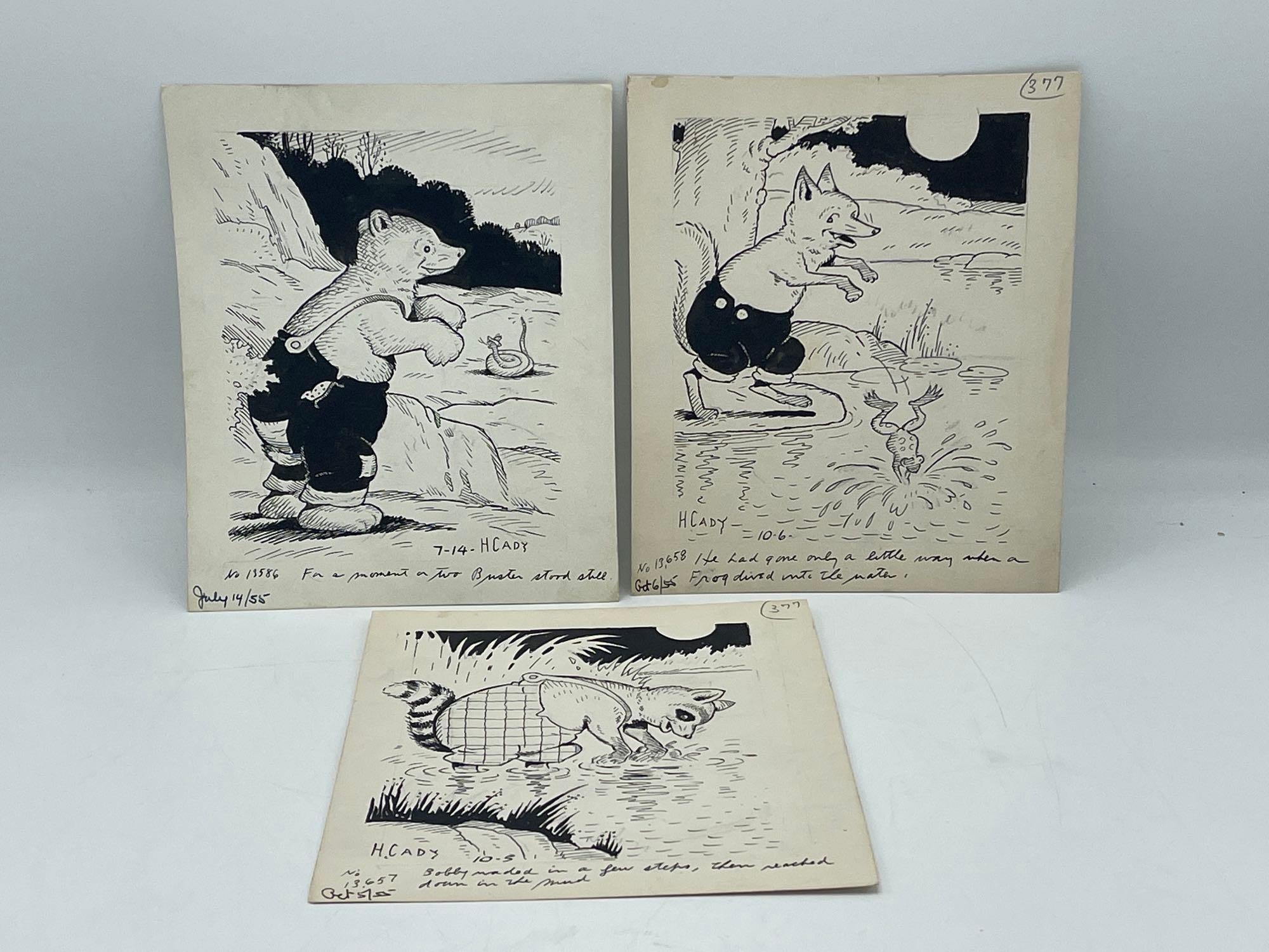 Harrison Cady | 5 Harrison Cady Signed Illustrations | MutualArt