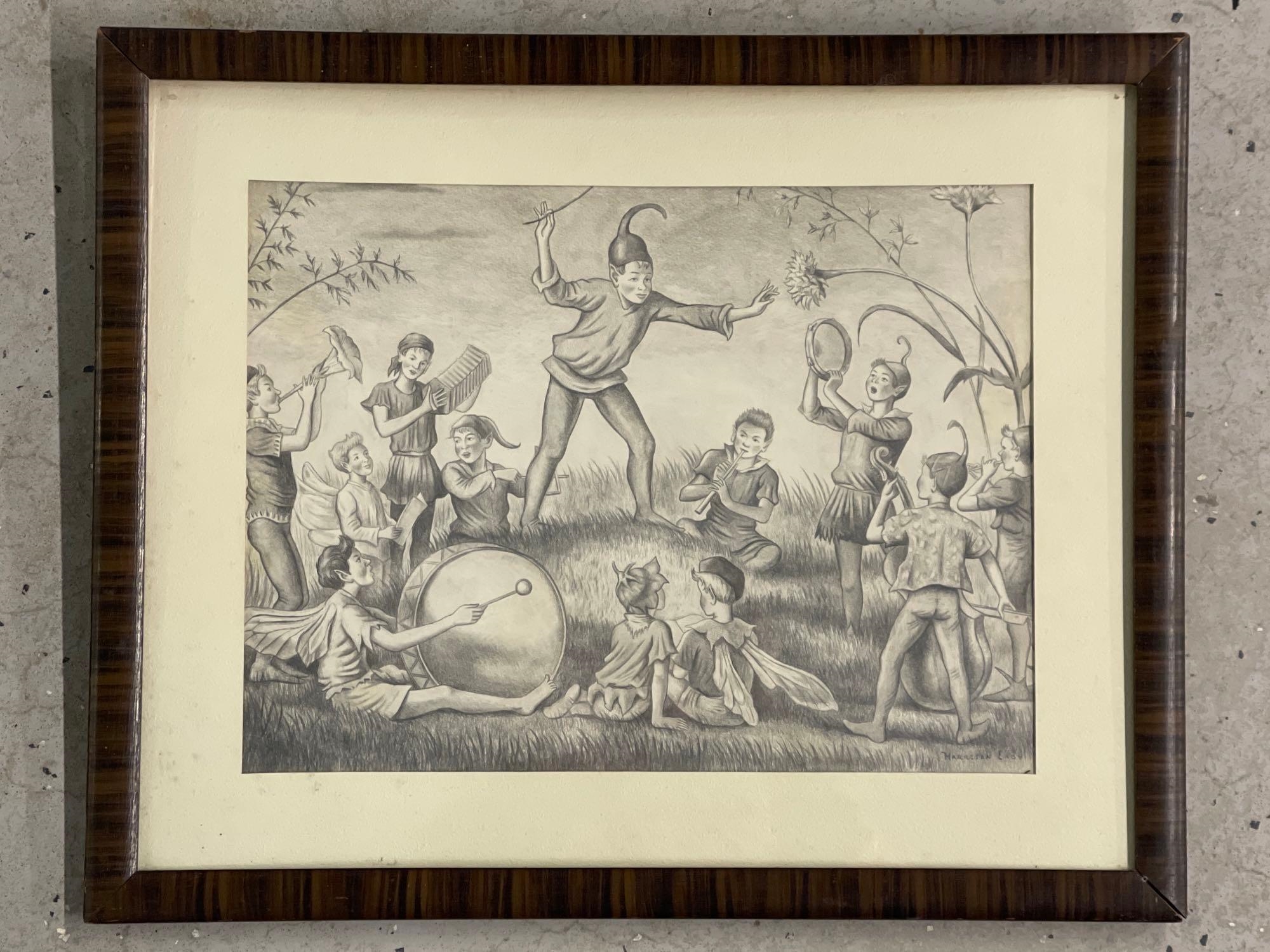 Harrison Cady | Harrison Cady Fantasy Pencil Drawing | MutualArt