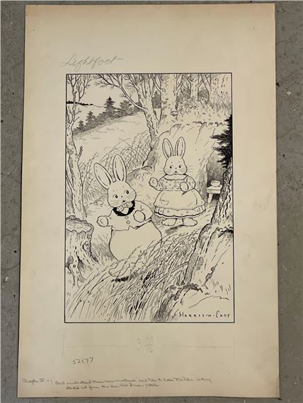 Harrison Cady | Harrison Cady Peter Rabbit Illustration | MutualArt