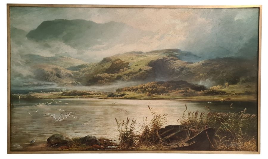 Charles Stuart | Grapes on a stone step (1860) | MutualArt