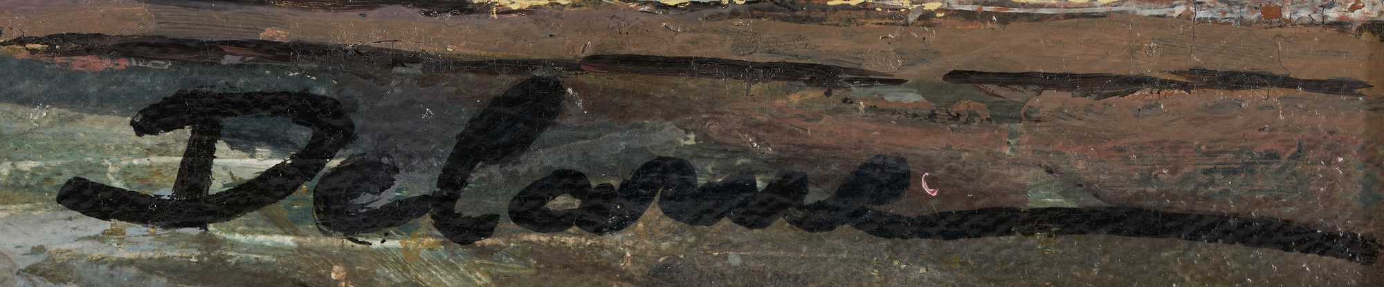 Lucien Delarue | Lucien Delarue O/C Parisian Street Scene Painting, Rue ...