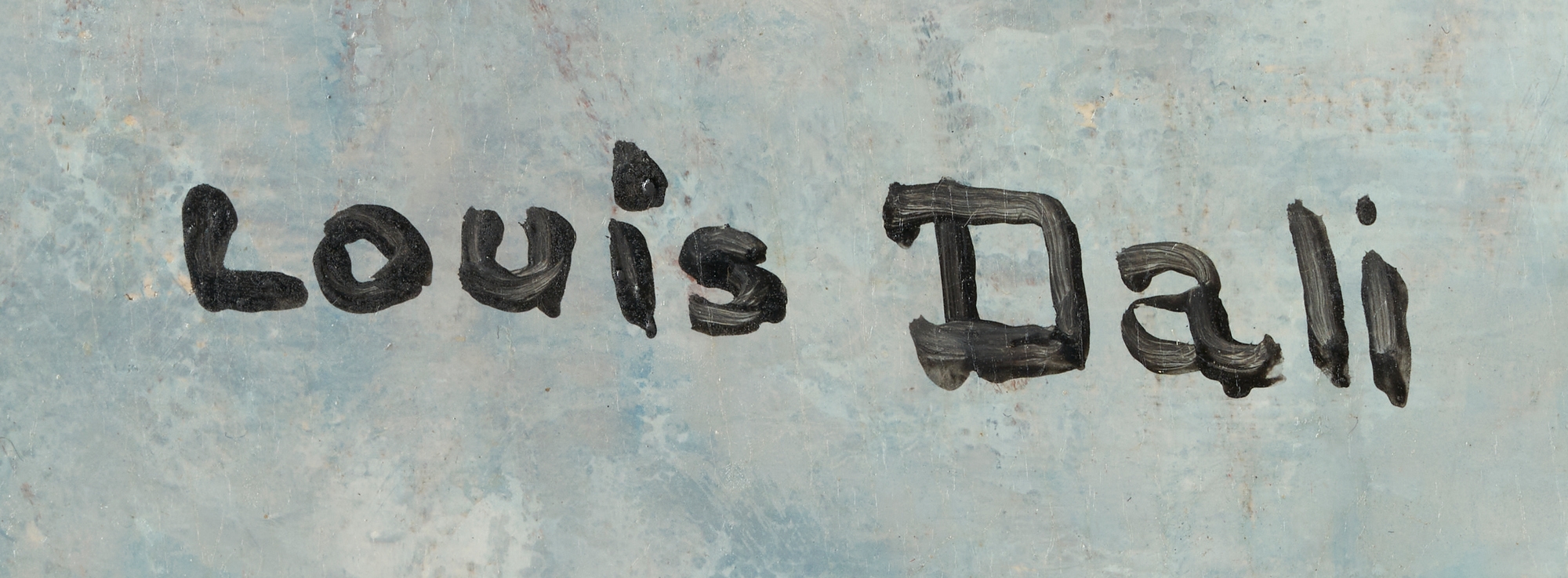 Louis Dali | Louis Dali O/C Paris Scene, Pont St. Michel Notre Dame ...