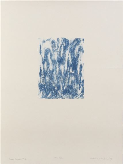 Michael Rubin | BLUE SERIES NO. 2 (1982) | MutualArt