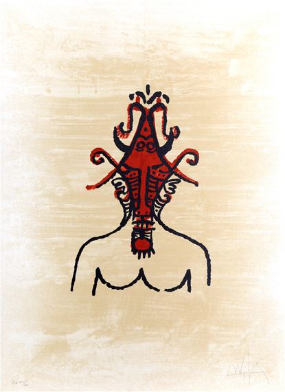 Wifredo Lam | EL ULTIMO VIAJE DEL BUQUE FANTASMA (1976) | MutualArt