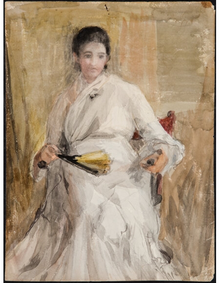 Helena de Kay | Portrait of Annie McKim, Wife of Charles Follin McKim ...